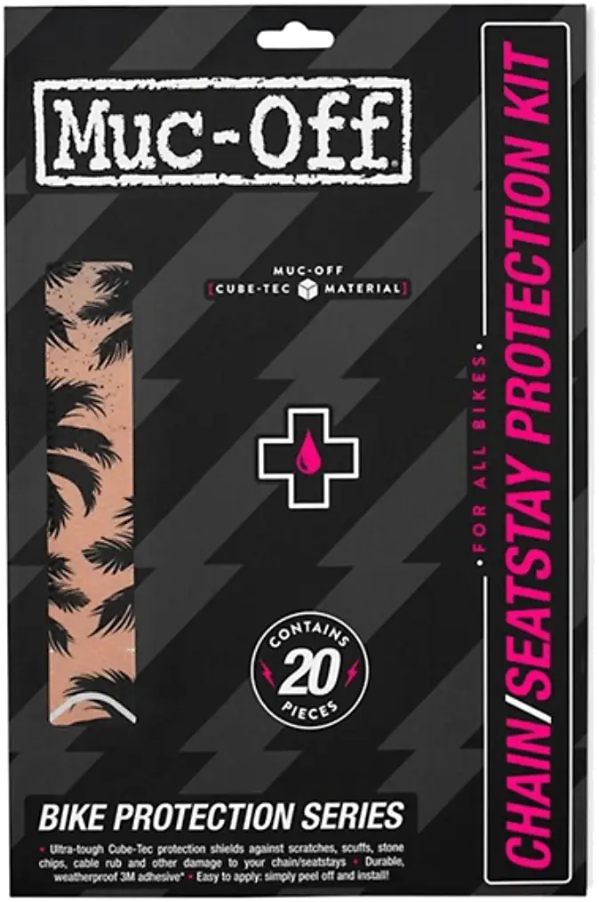 MUC-OFF Chain stay protector Chainstay Kit - Color: Day Of The Shred ...