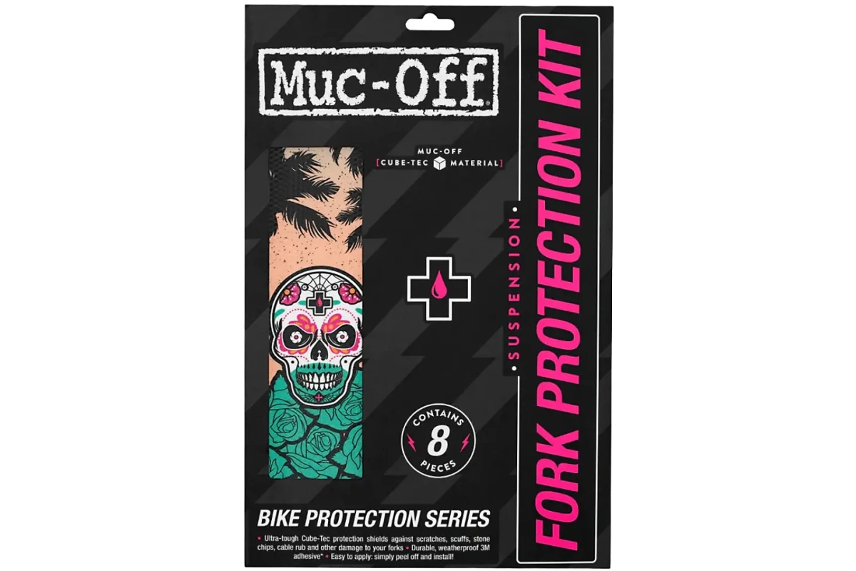 MUC-OFF Fork protector Fork Kit - Color: Day Of The Shred - Etuhaarukan ...